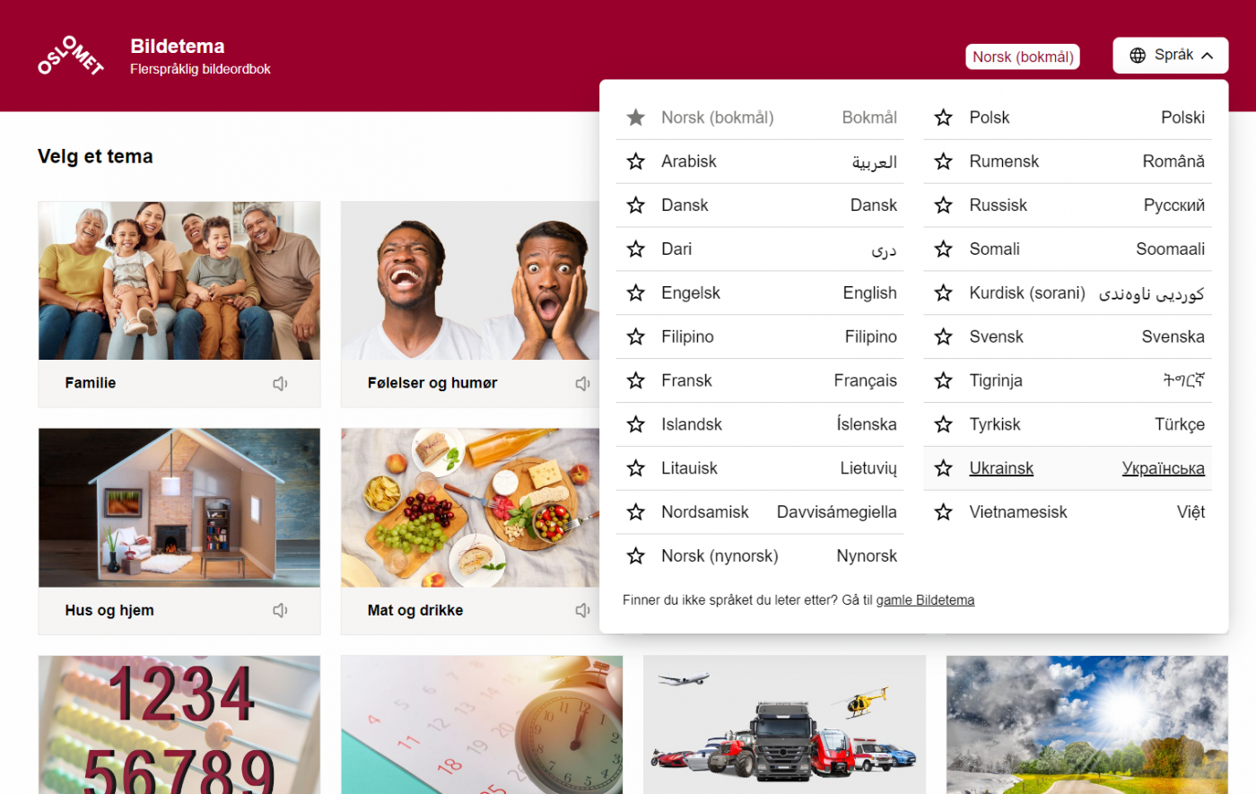 Nye Bildetema på over 20 språk! – NAFO