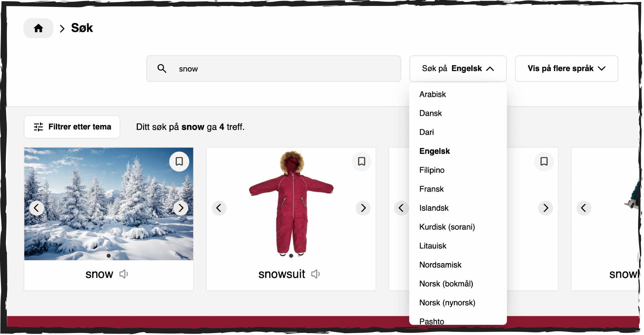 Nye funksjoner i Bildetema – NAFO